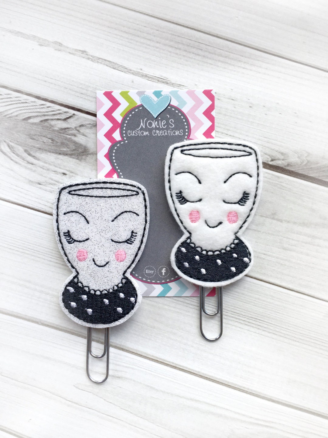 Fancy Cup Paper Clip- Fancy Cup Paperclip - Planner Accessories - Fancy ...