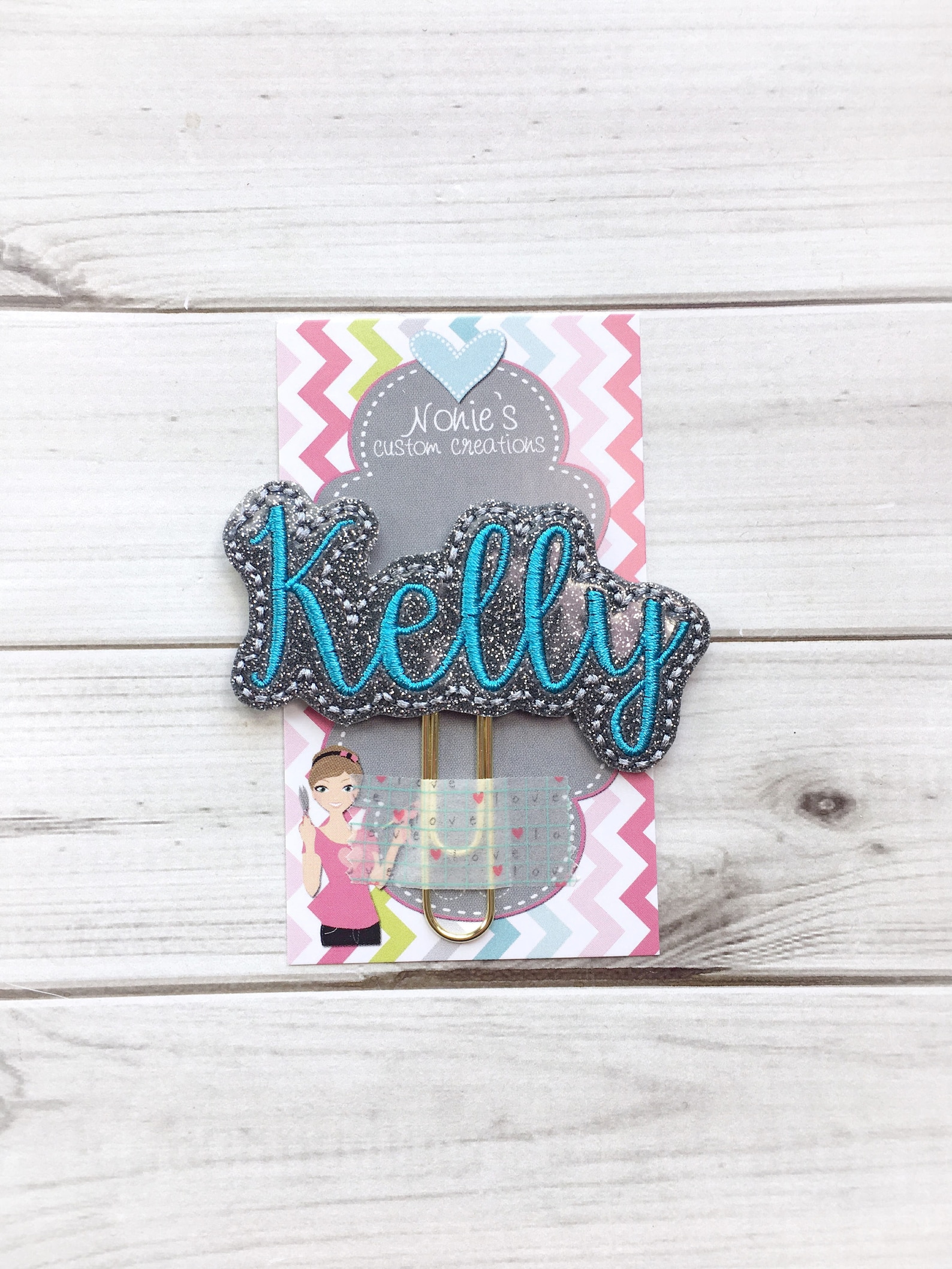 Name Clip Name Paperclip Name Paper Clip Personalized - Etsy