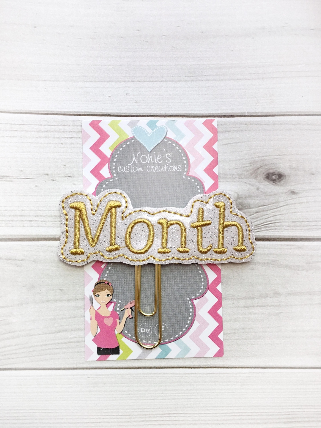 Month Paper Clip - Planner Paper Clip - Planner Paperclip - Planner ...