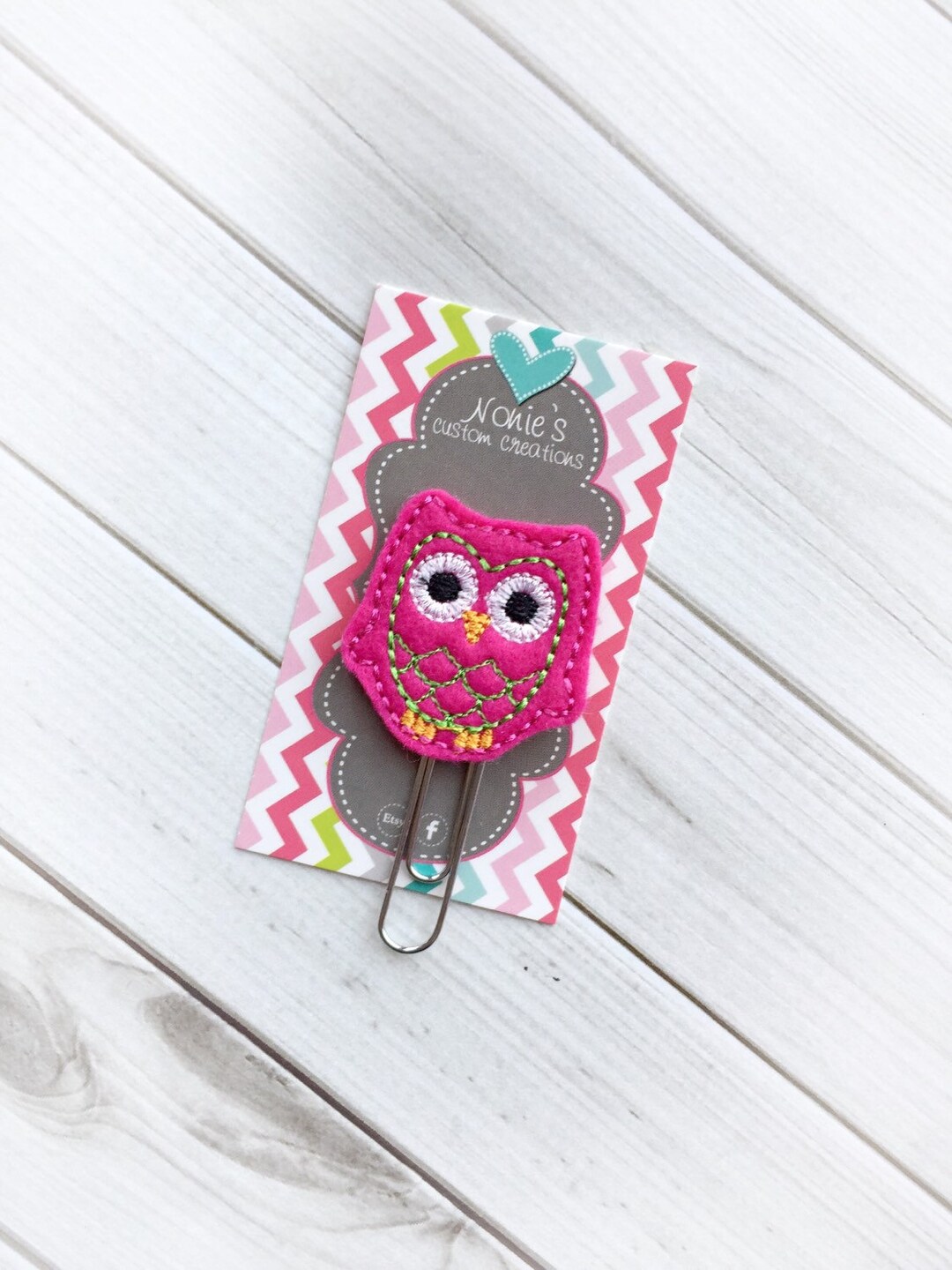 Owl Paper Clip - Owl Paperclip - Planner Accessory - Planner ...