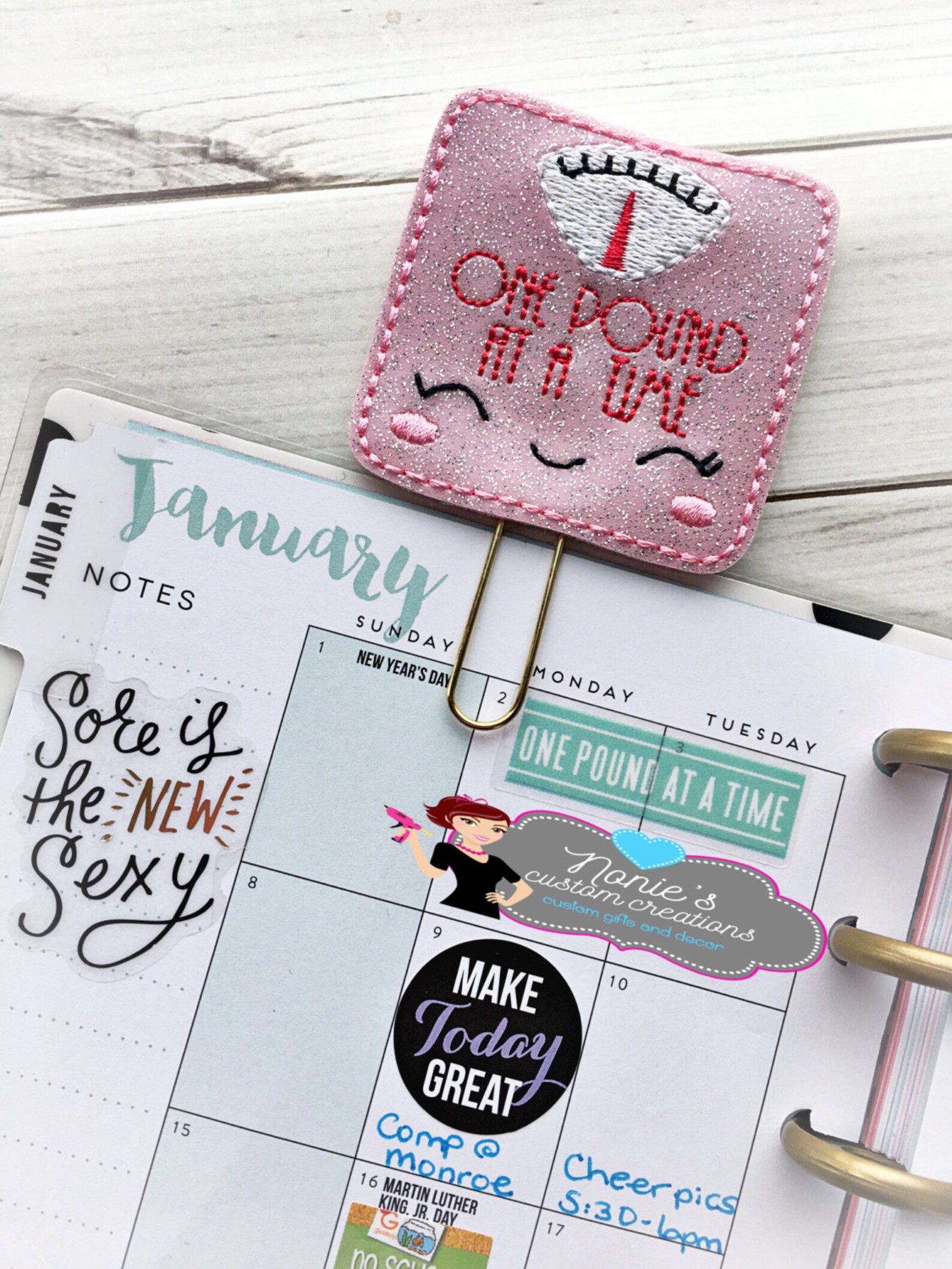 Scale Paper Clip - Planner Paper Clip - Scale Paperclip - Planner ...