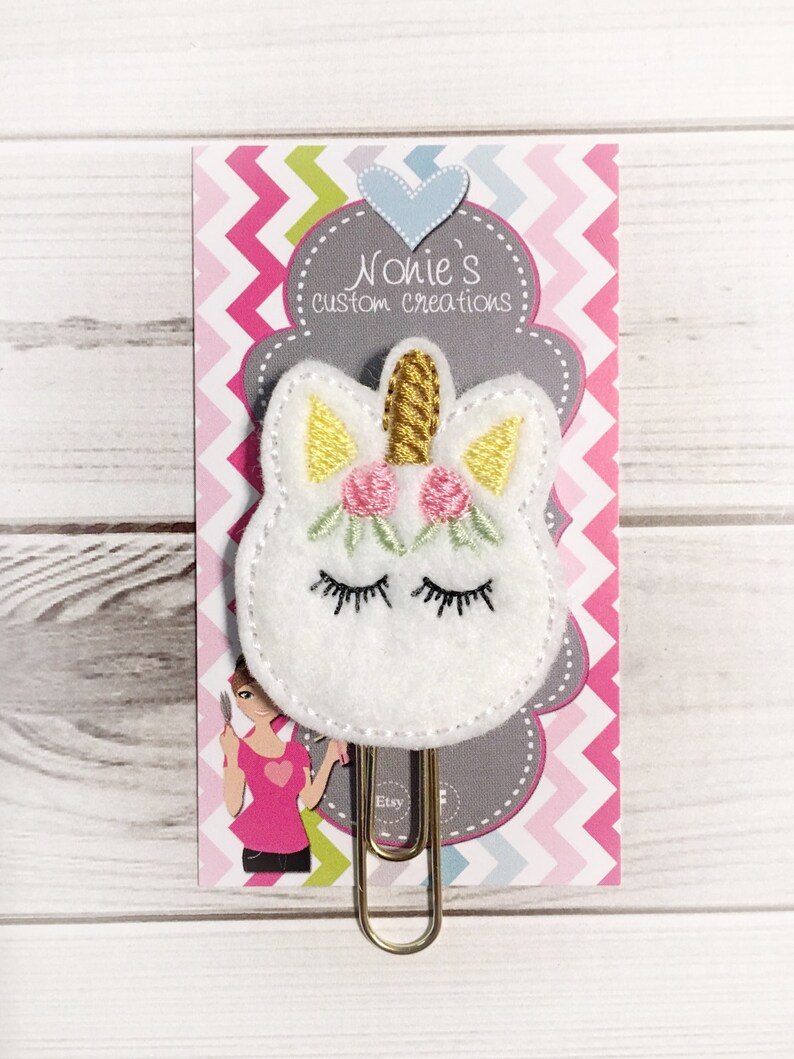 Unicorn Paper Clip 1 - Unicorn Paperclip - Unicorn Macaron Paper Clip ...
