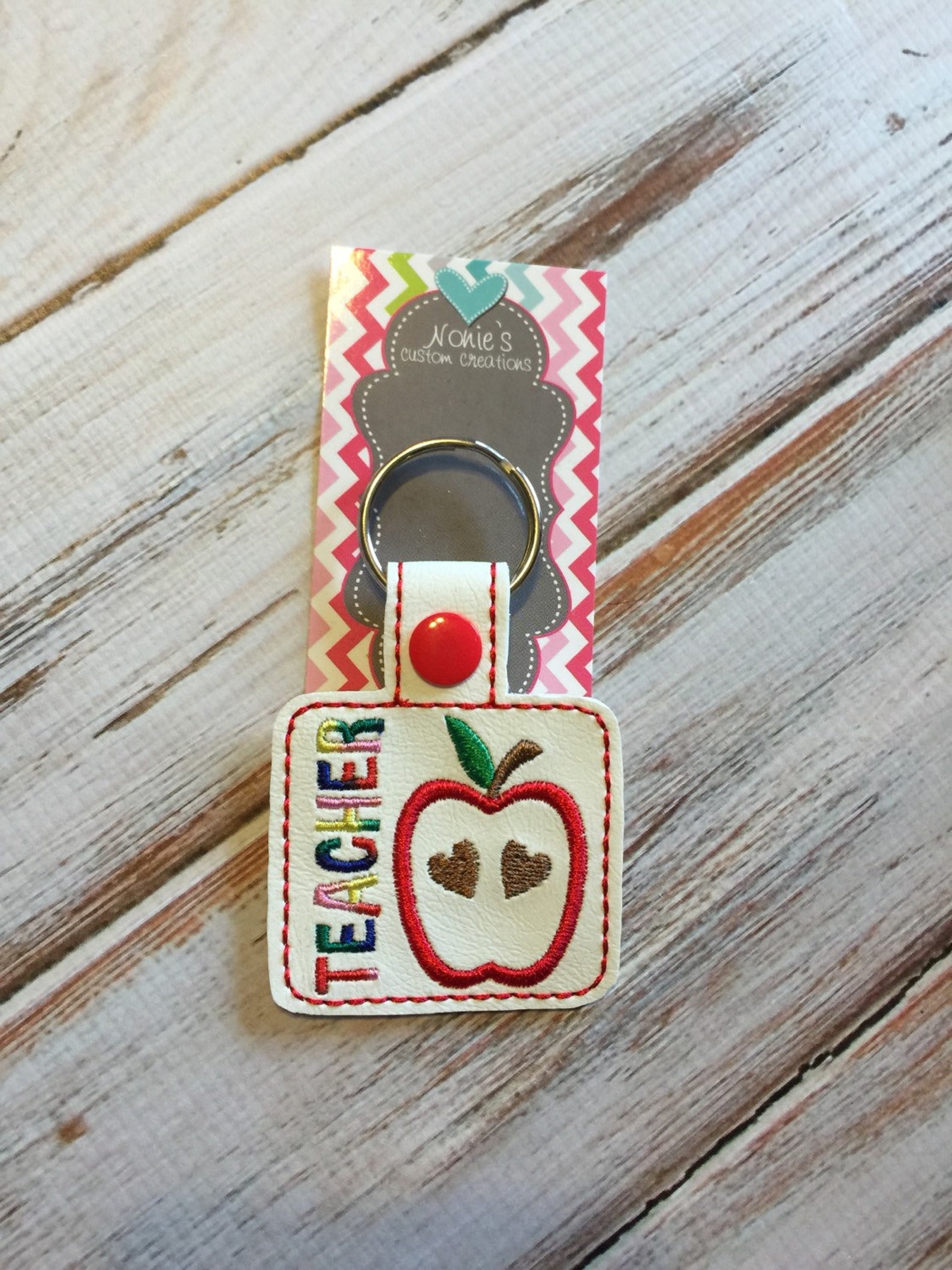 Teacher Keychain - Teacher Gift - School Keychain - Teacher Key Chain ...
