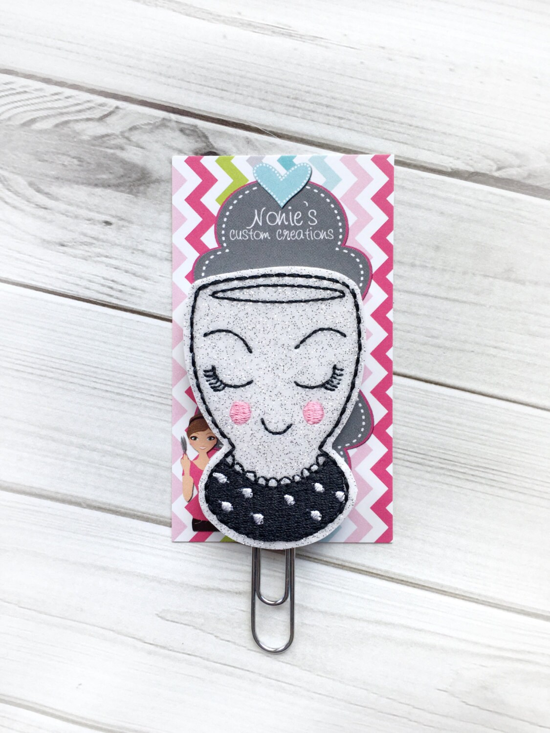 Fancy Cup Paper Clip Fancy Cup Paperclip Planner - Etsy