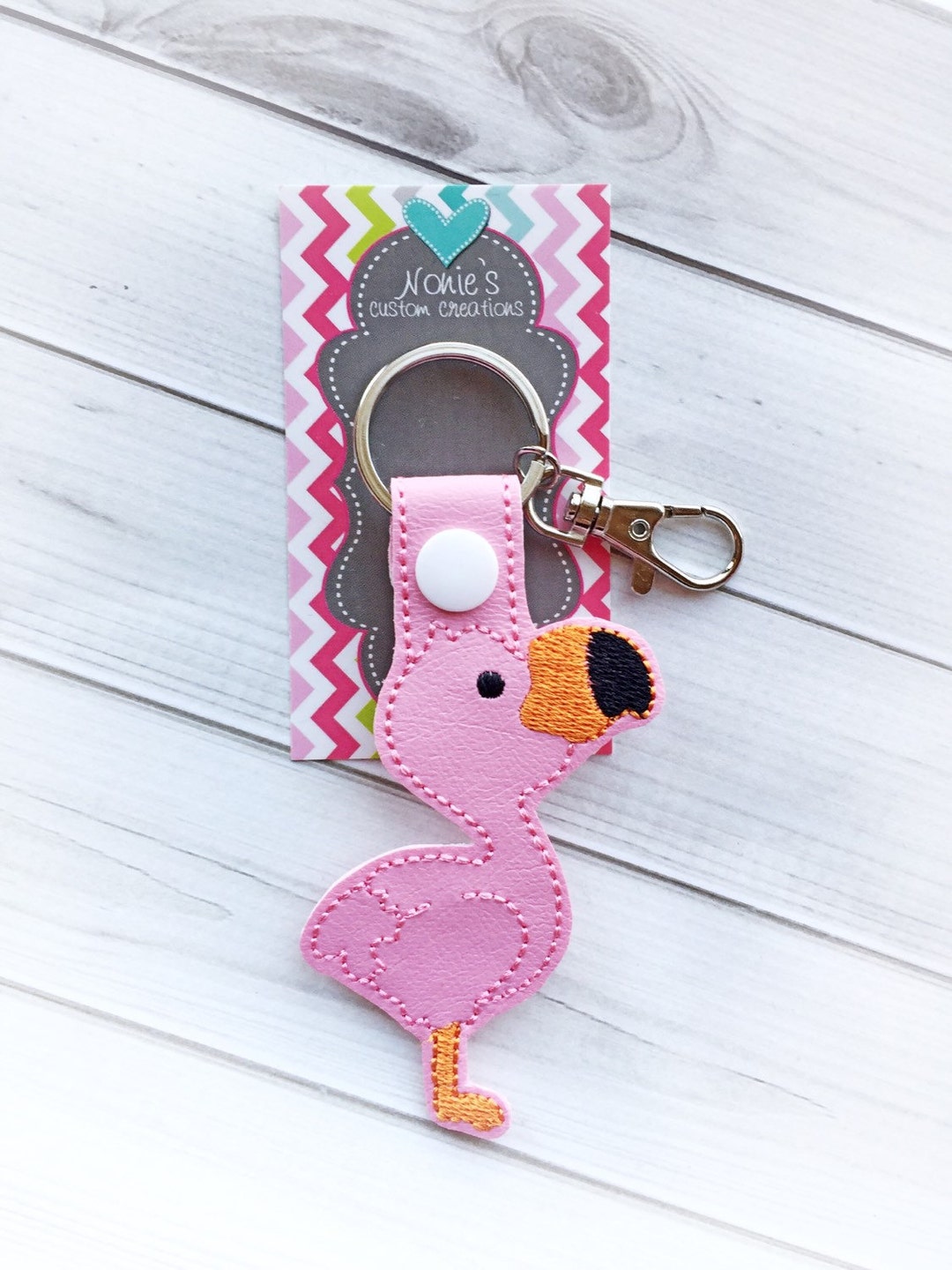 Flamingo Key Chain - Flamingo Keychain - Pink Flamingo - Pink Flamingo ...