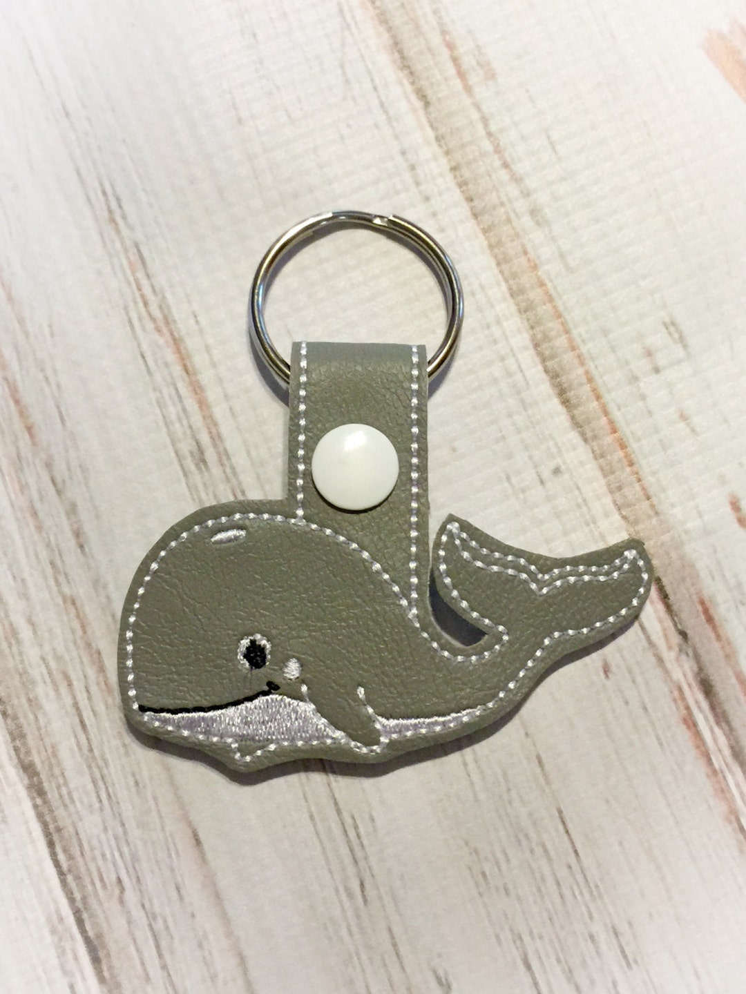 Whale Keychain - Whale Key Chain - Etsy