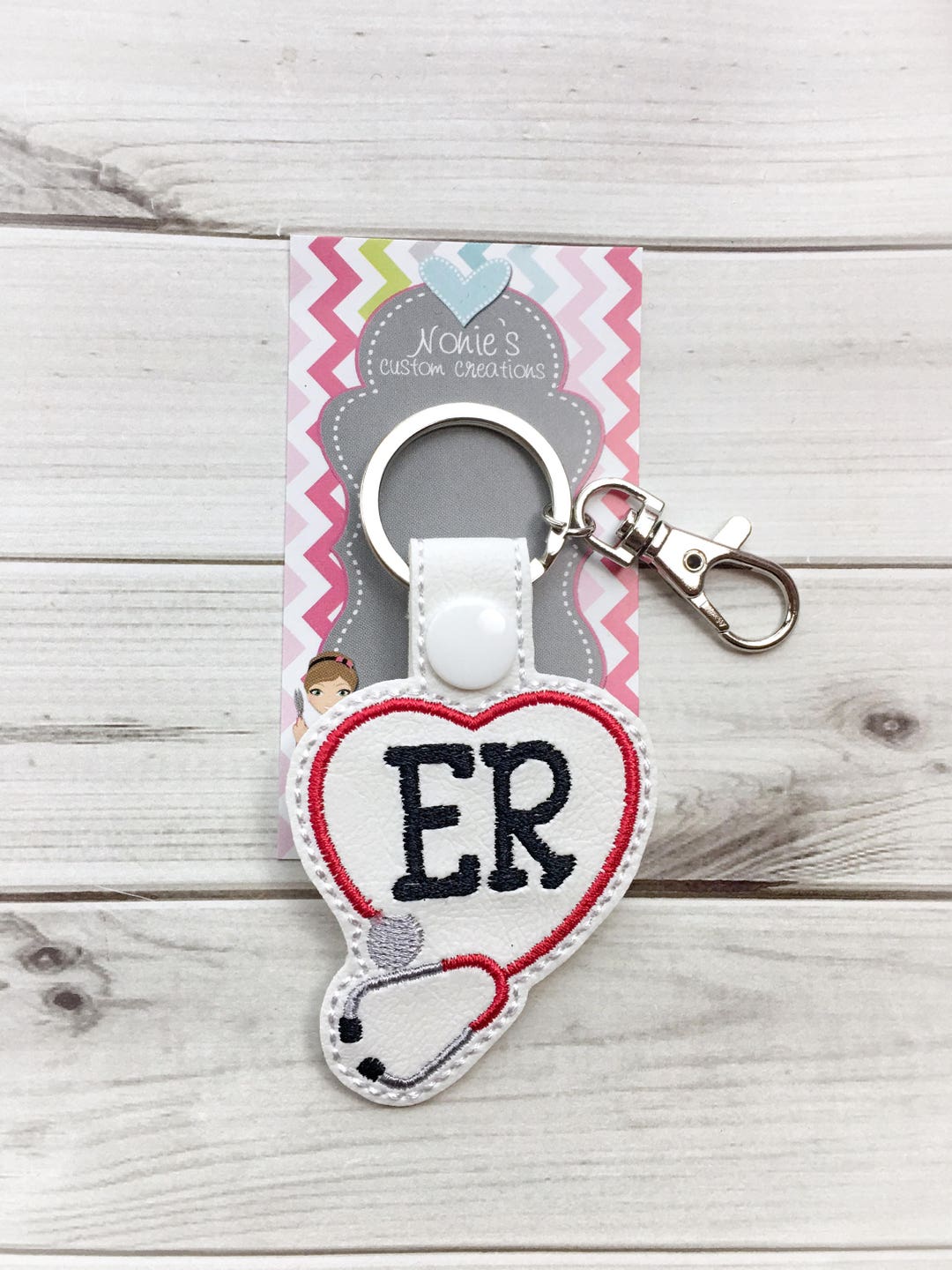 ER Keychain - Doctor Keychain - Nurse Keychain - Emergency Room ...