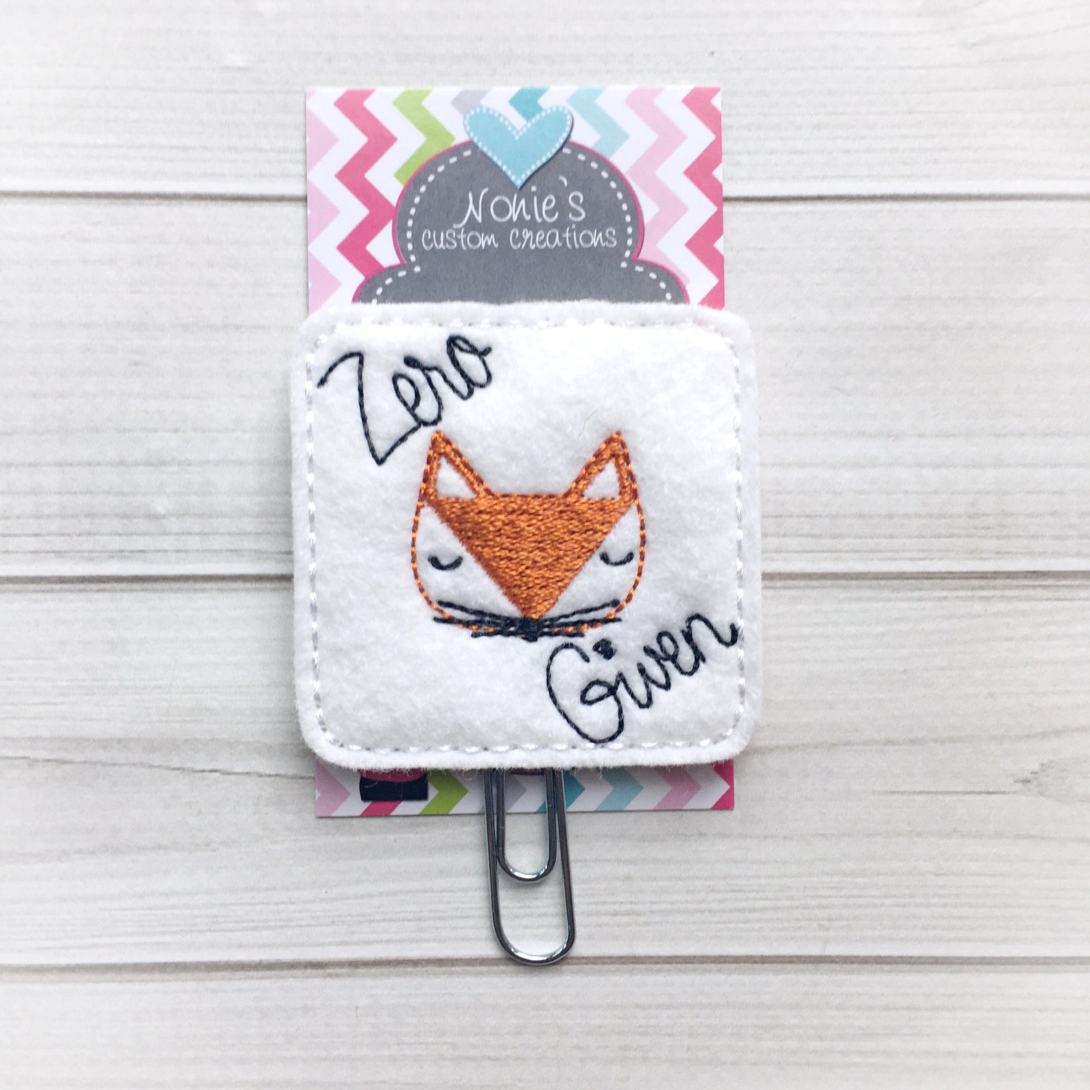 Fox Paper Clip Fox Paperclip Fox Pun Planner Clip planner - Etsy