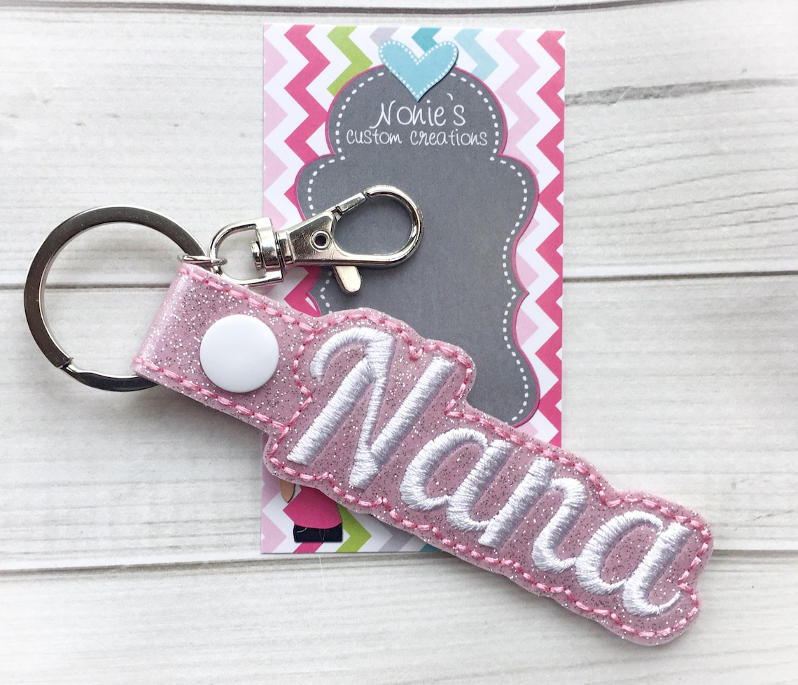Nana Keychain Nana Key Chain Grandma Keychain | Etsy