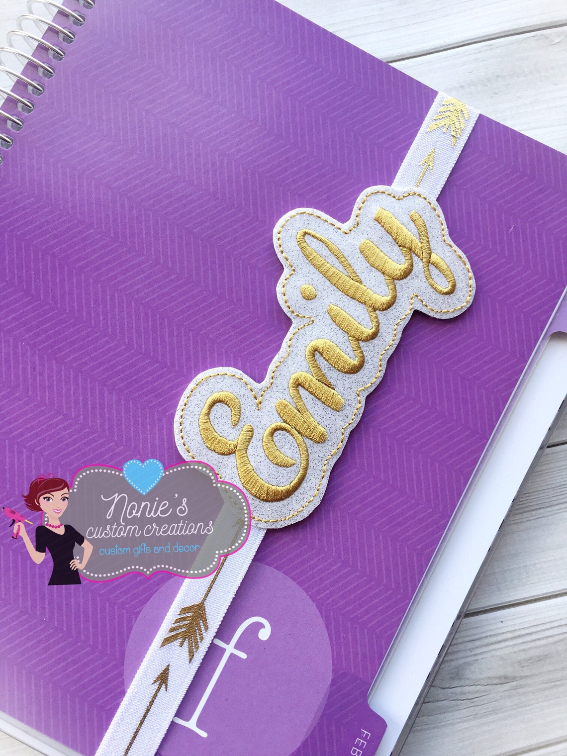 Name Planner Band Planner Band Personalized Planner Band - Etsy