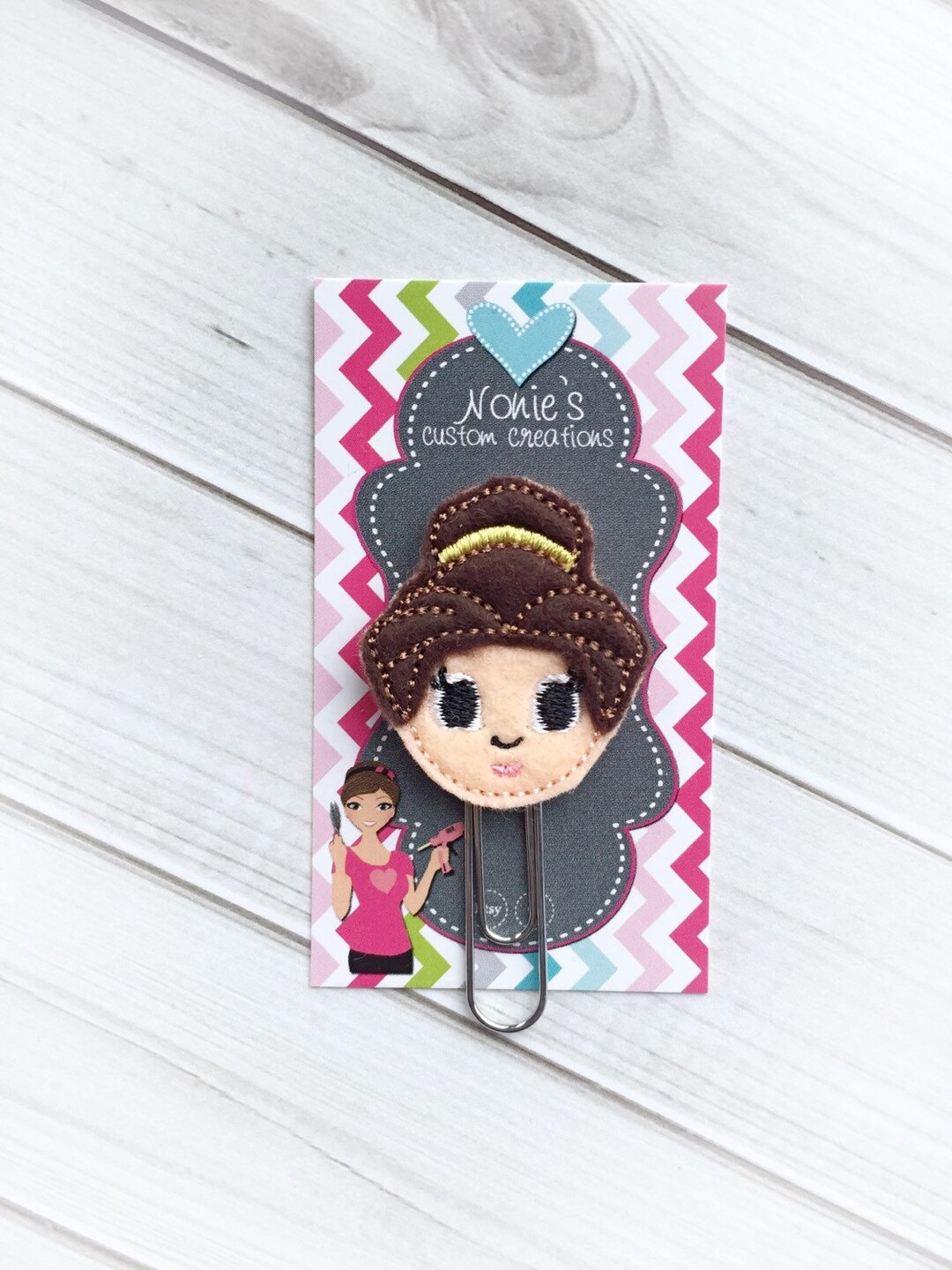 Princess Paper Clip Belle Paper Clip Paper Clip Planner Accessories ...