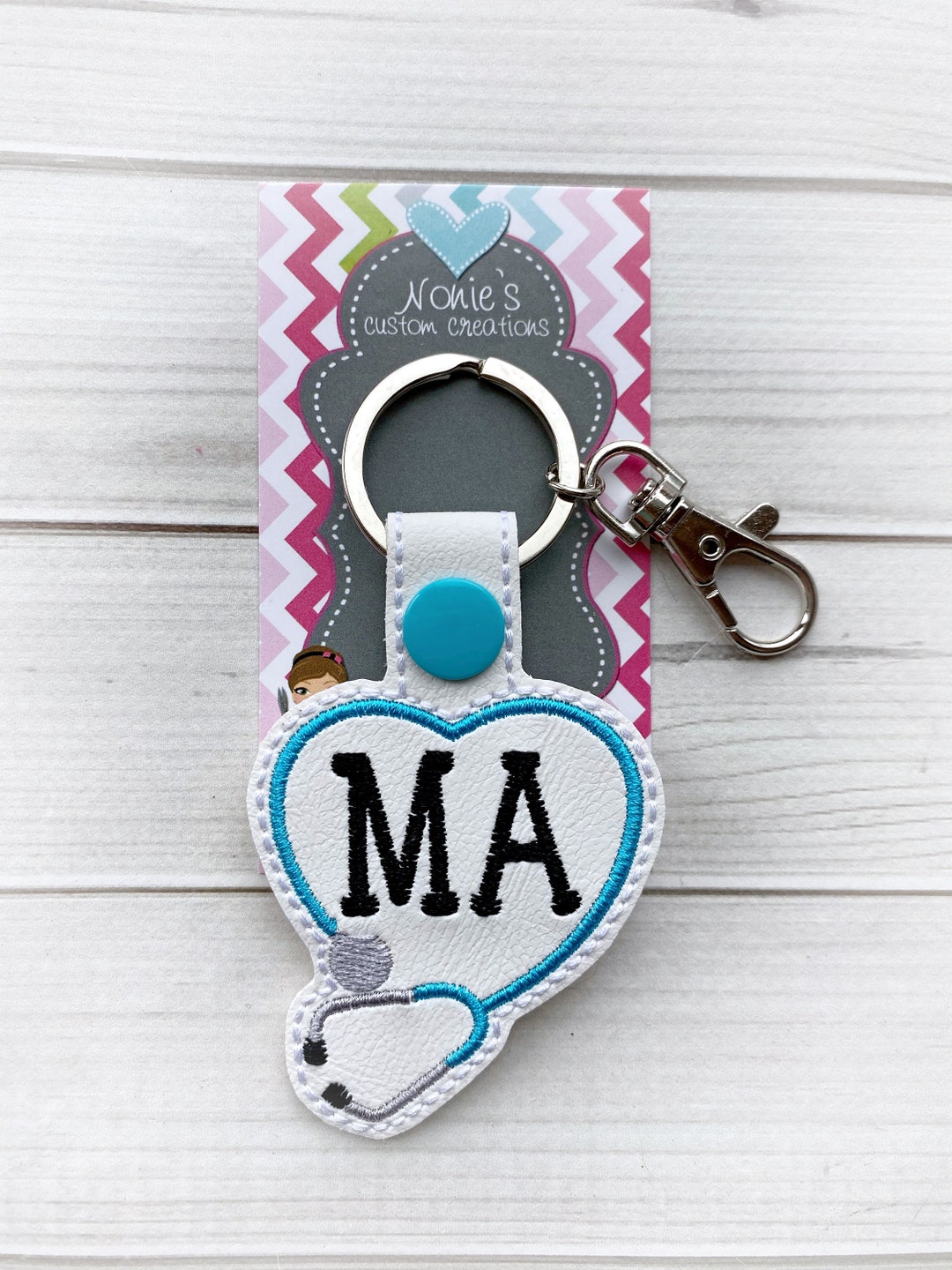 Medical Assistant Keychain - MA Keychain - Nurse Key Chain - Nursing ...
