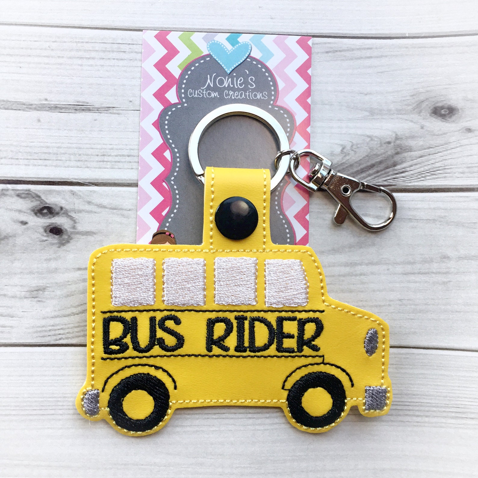 School Bus Keychain Back to School Keychain School Keychain Car Pick up ...