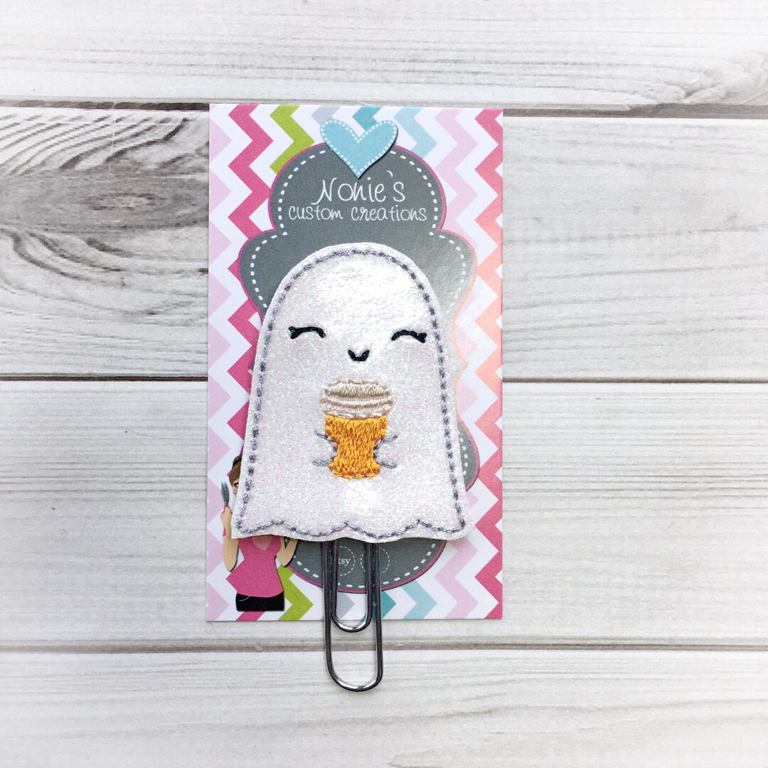Ghost Paper Clip - Ghost Paperclip - Planner Accessory - Planner ...