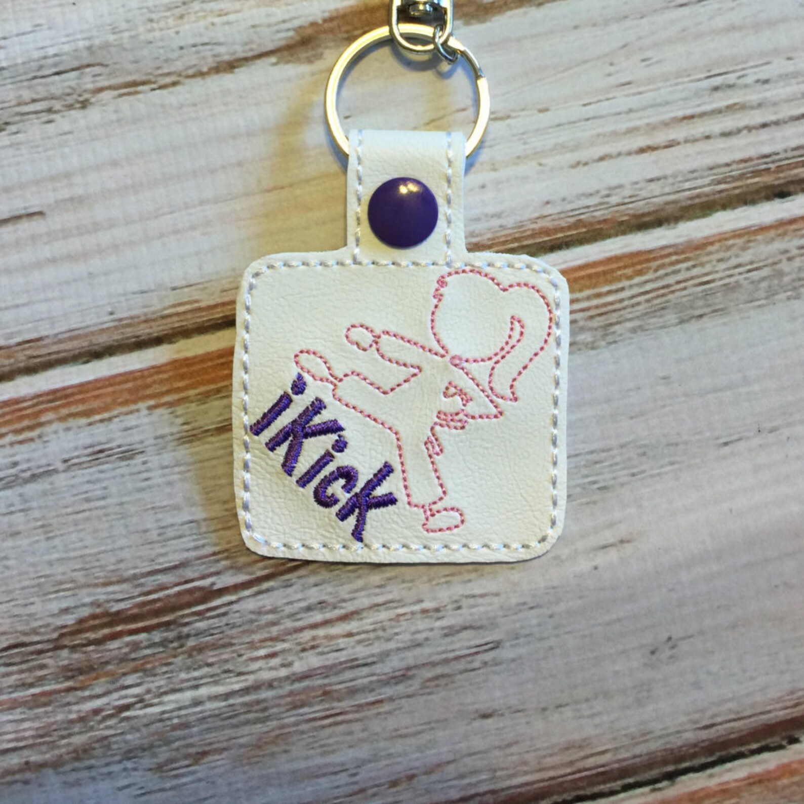 Karate Keychain - Martial Arts Keychain - Karate Girl Keychain - Karate ...