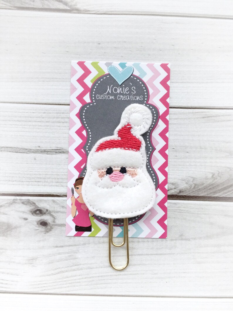 Christmas Paper Clip - Santa Paper Clip- Santa Claus Paper Clip ...