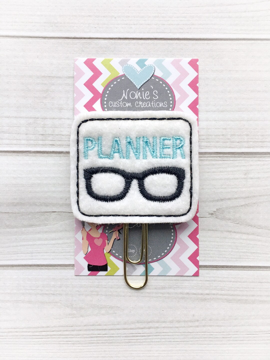 Planner Nerd Paper Clip - Planner Nerd Paperclip- Planner Clip -planner ...