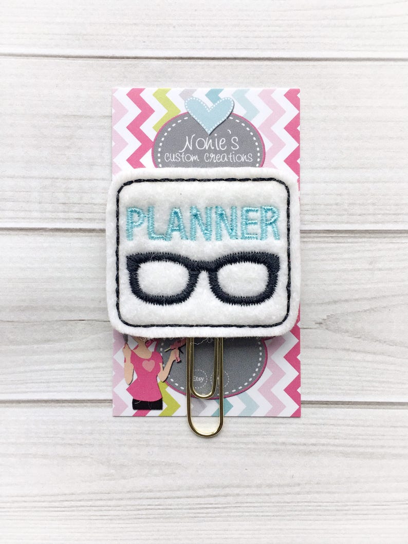 Planner Nerd Paper Clip Planner Nerd Paperclip Planner Clip | Etsy