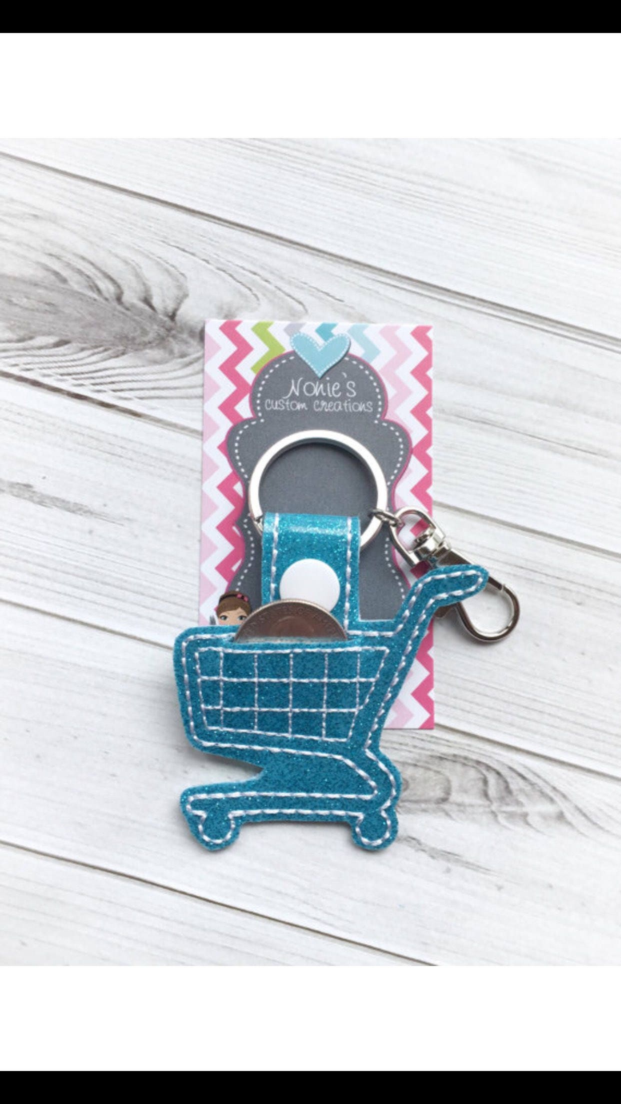 Aldi Keychain Aldi Key Chain Quarter Keeper Aldi Quarter - Etsy
