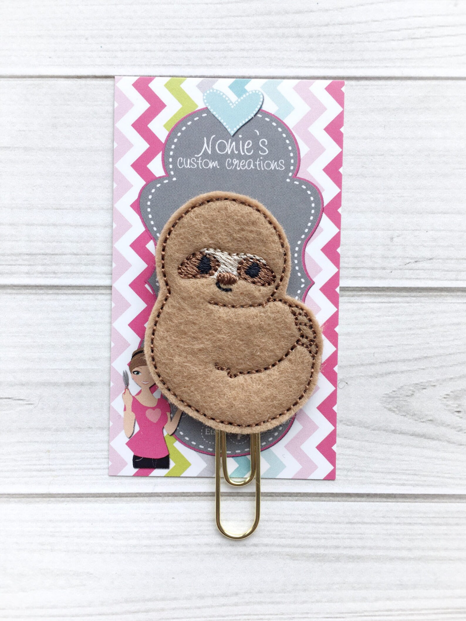 Sloth Paper Clip - Sloth Paperclip -planner Paper Clip - Planner ...