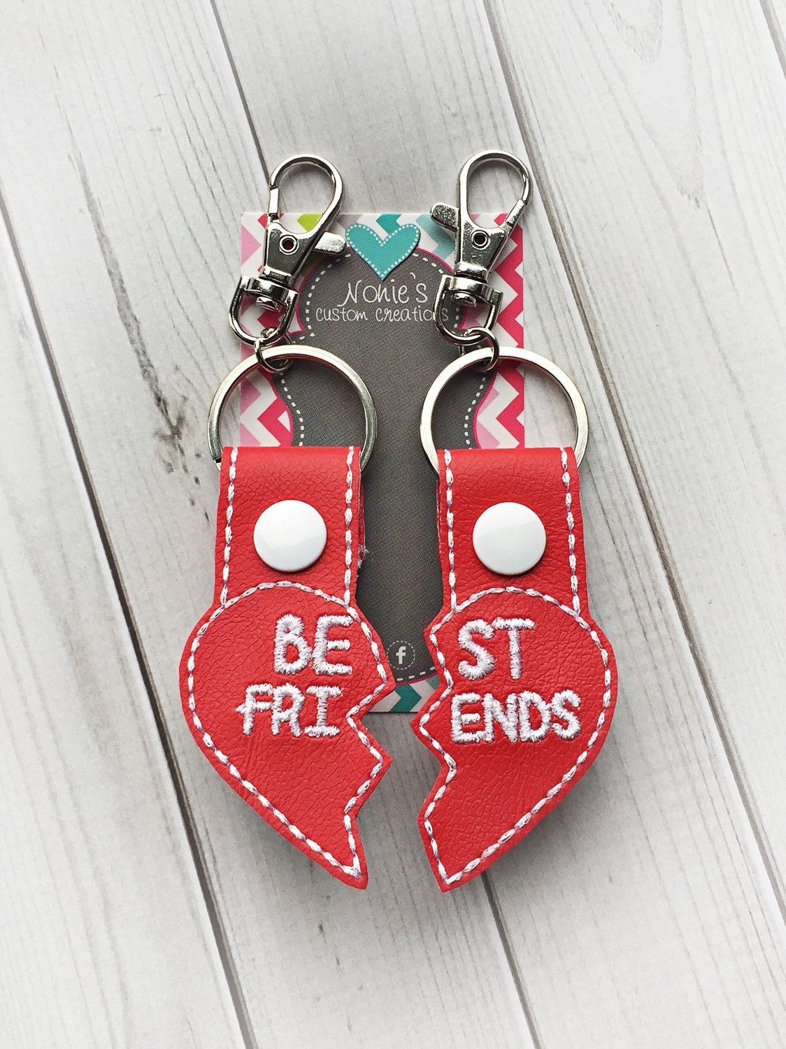 Best Friends Keychain BFF Keychain BFF Gift Friends - Etsy