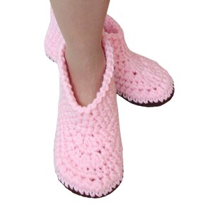 Crochet Boot Slipper Pattern: Four Womens Sizes (PDF Pattern) - Etsy
