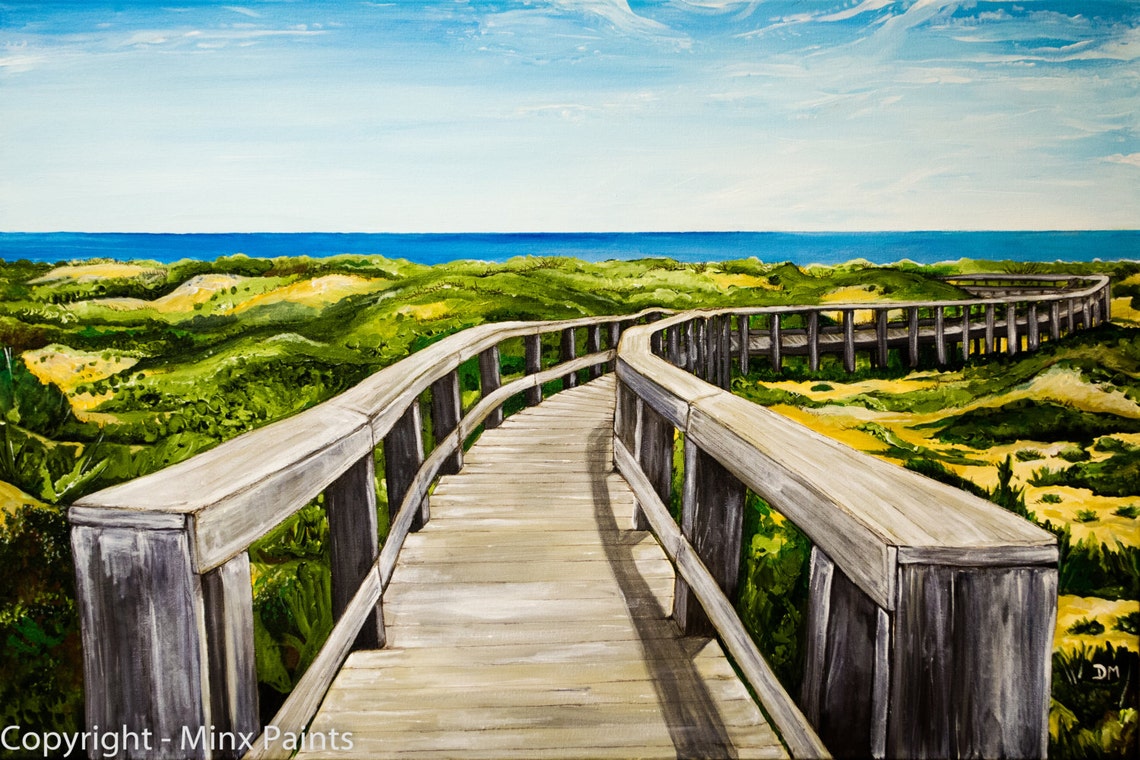 Boardwalk - Art Print - Etsy