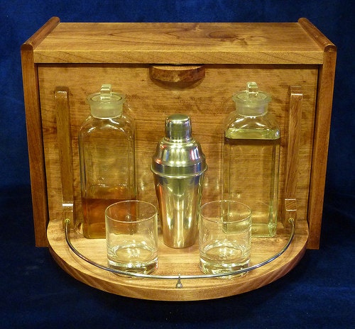 The Secret Bar - a Bookcase Sized Cabinet That Swivels Open - Etsy