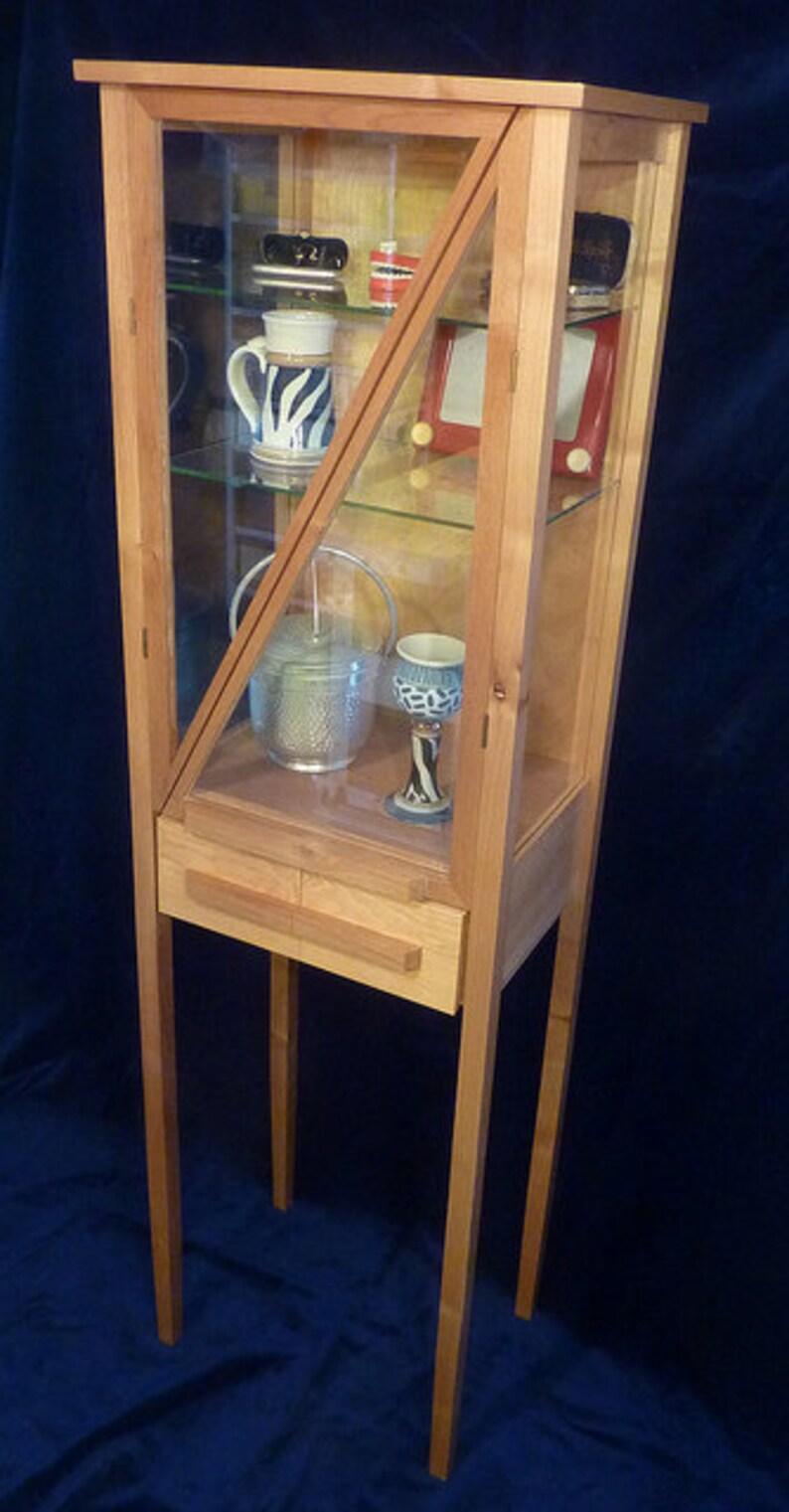 Cabinet Slash - 6 Foot Tall Display Case With Glass Sides and Glass ...