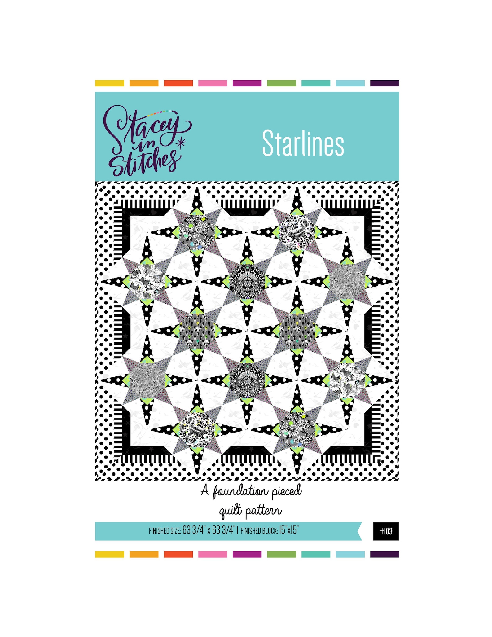 Starlines PDF Quilt Pattern - Etsy