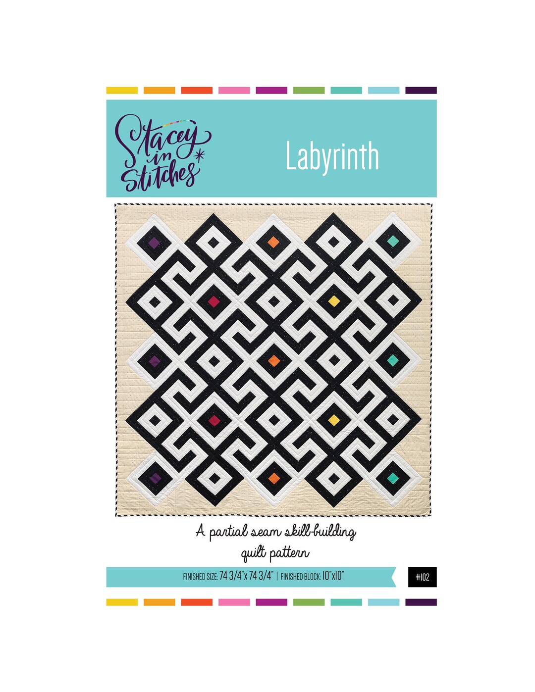 Labyrinth PDF Quilt Pattern - Etsy