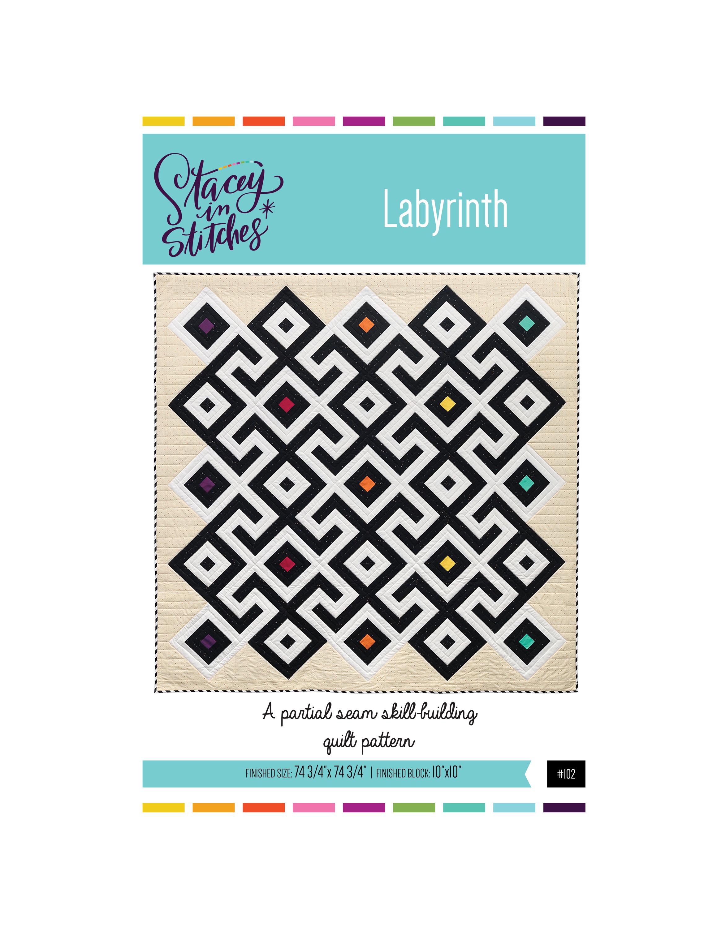 Labyrinth Quilt Pattern Pdf Labyrinth Walk Quilt Etsy.de