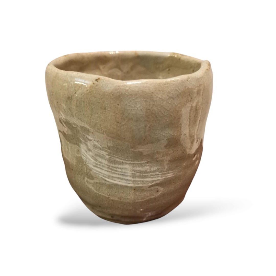 Japanese Yunomi Tea Cup, Hand Built Pottery, Collectible Drinkware ...