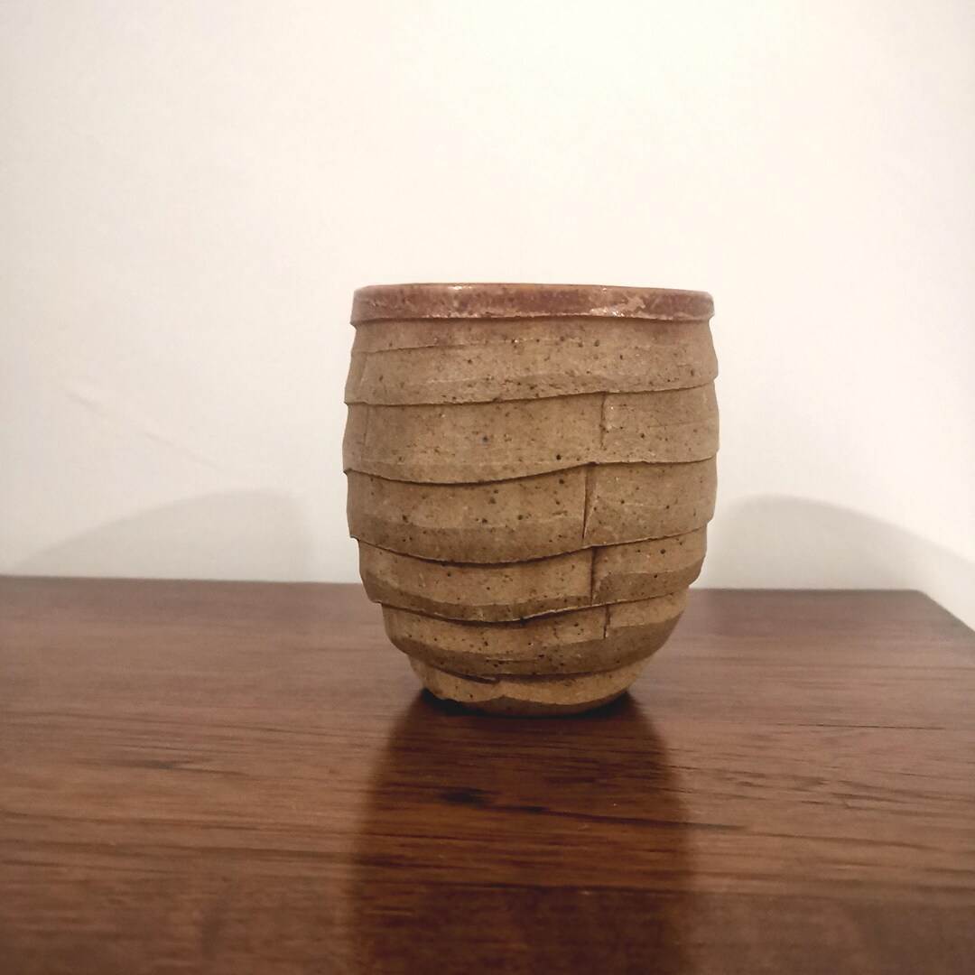 Japanese Bizen Ware Matcha Cup, Japanese Tea Cup, Asian Style, Pottery ...