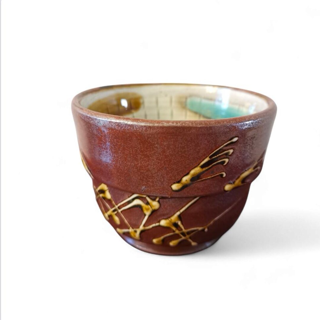 Handmade Japanese Pottery Bowl, Signed Earthenware, Soba Choko - Etsy