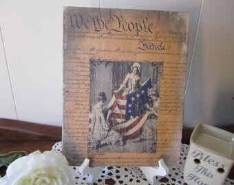 Constitution Plaque - Etsy