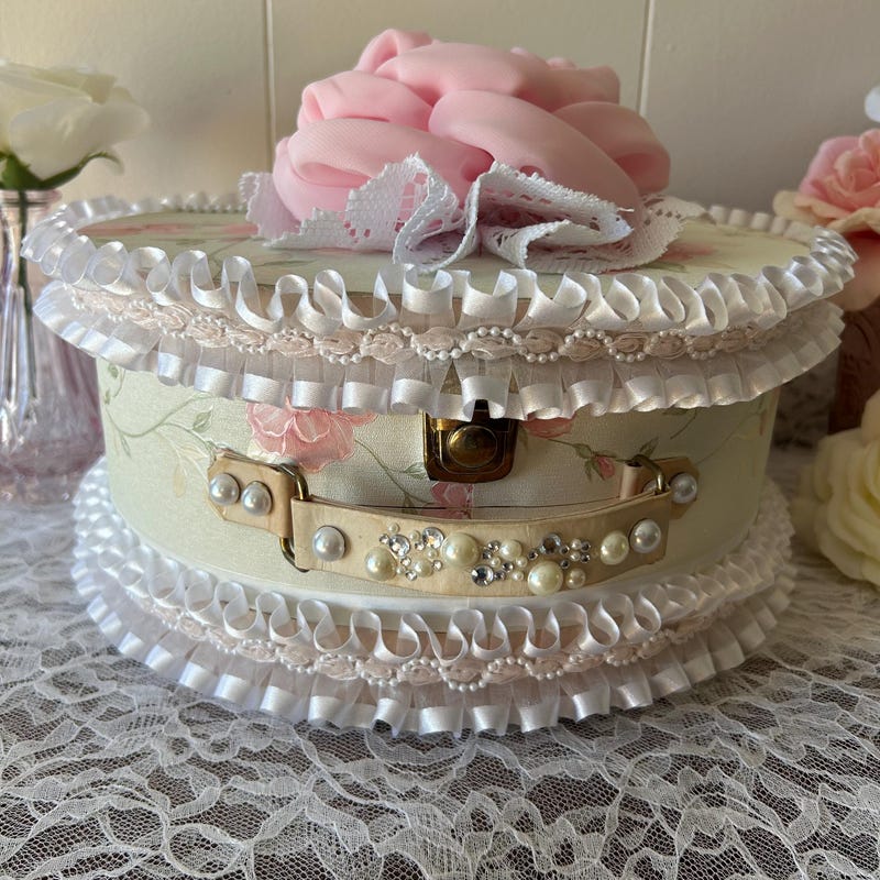 Decorative Hat Box - Etsy