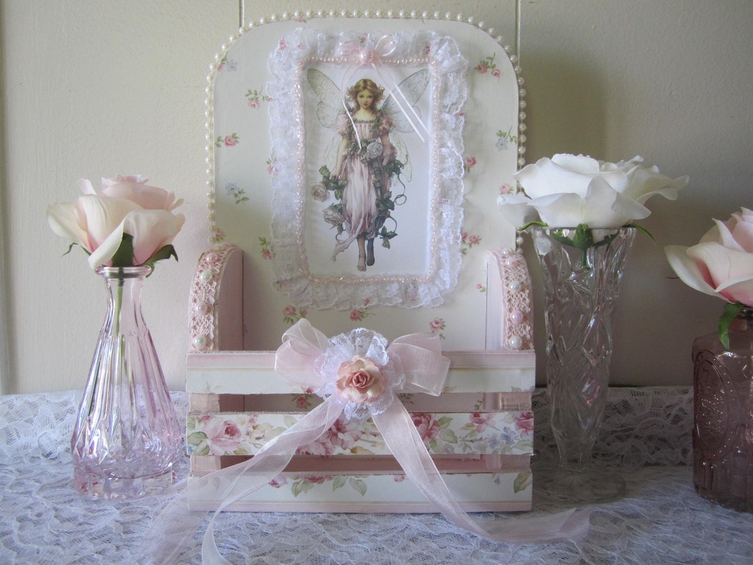 Shabby Wooden Wall Box Pink Display Box Cottage Chic - Etsy