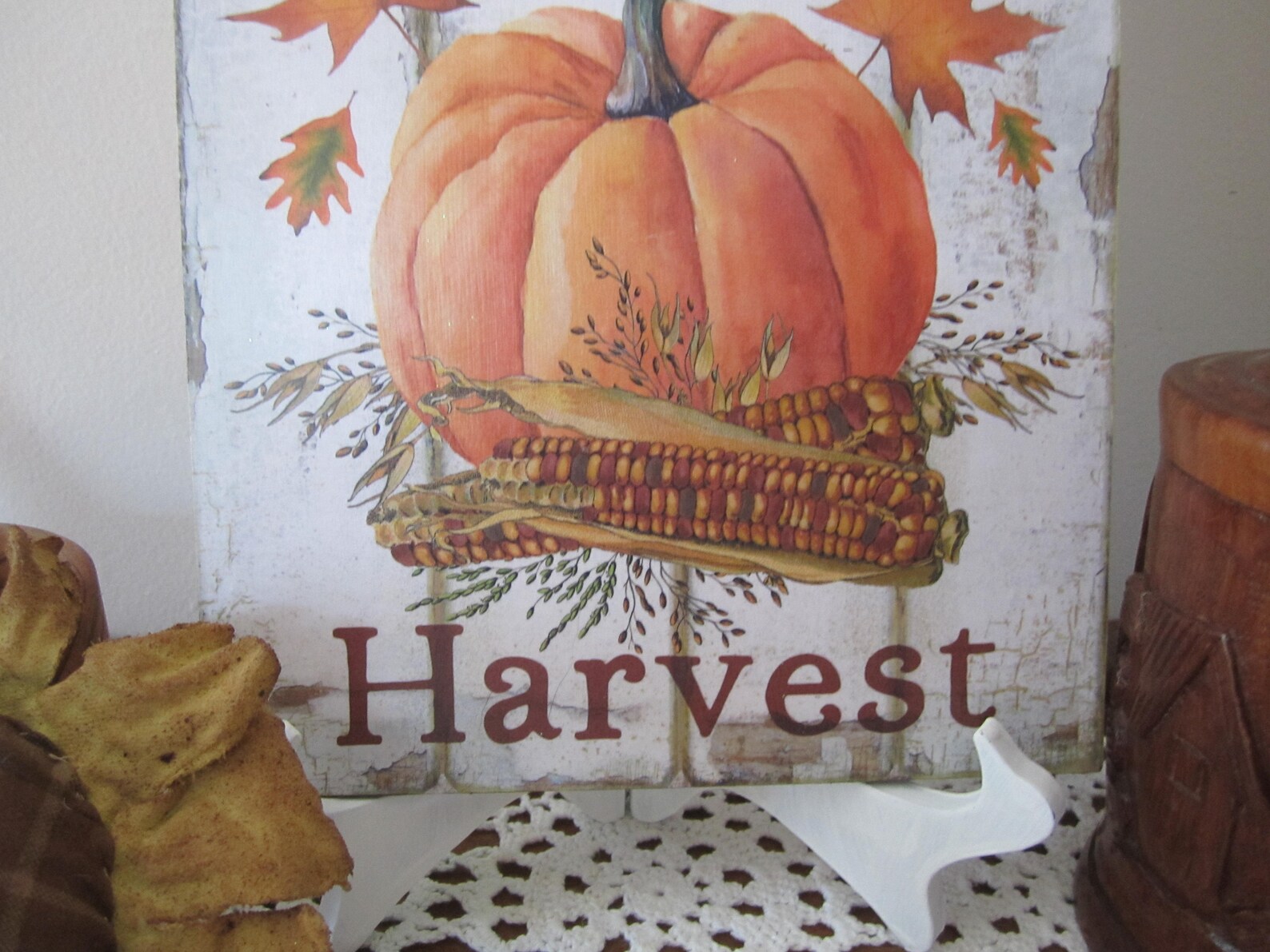 Fall Harvest Sign Pumpkin Wooden Plaque - Etsy