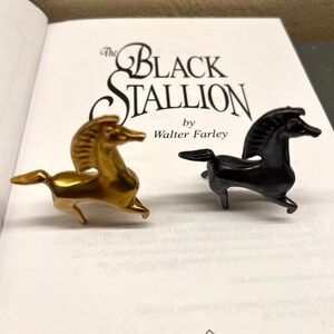 Bucephalus Figurine & Hardback Black Stallion Book - Etsy