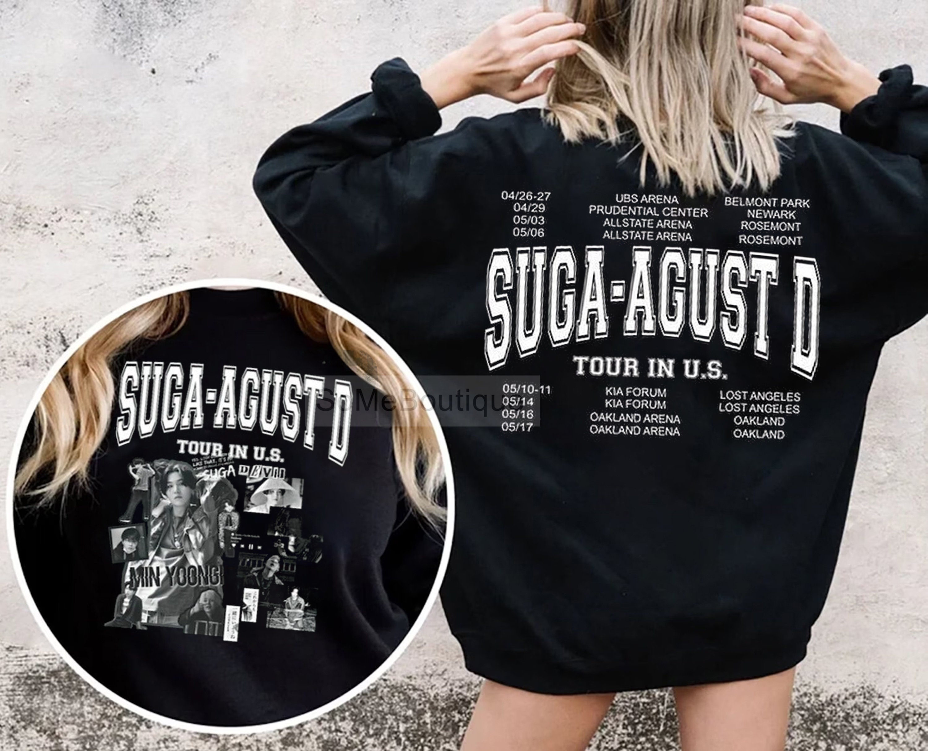 Agust D Tour Shirt, Min Yoongi Shirt, Agust D Concert In US Shirt, Suga ...