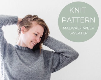 Worsted Weight Sweater Pattern - Etsy