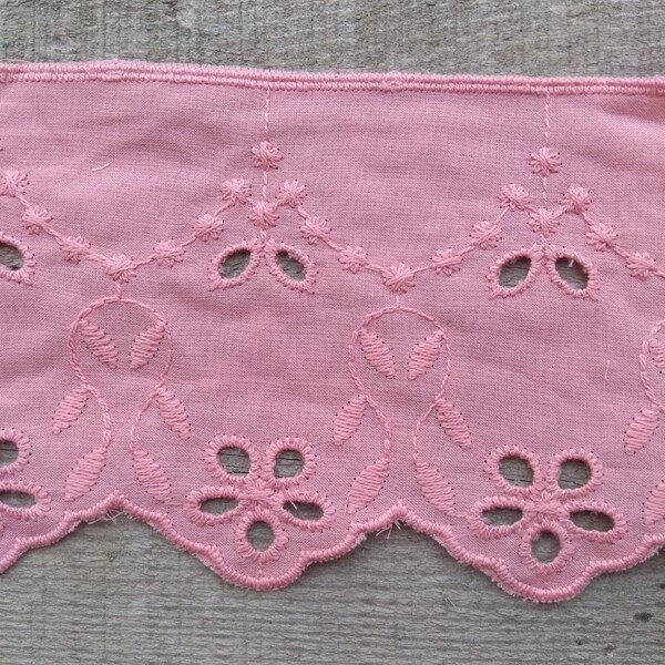 Pink Eyelet Lace - Etsy
