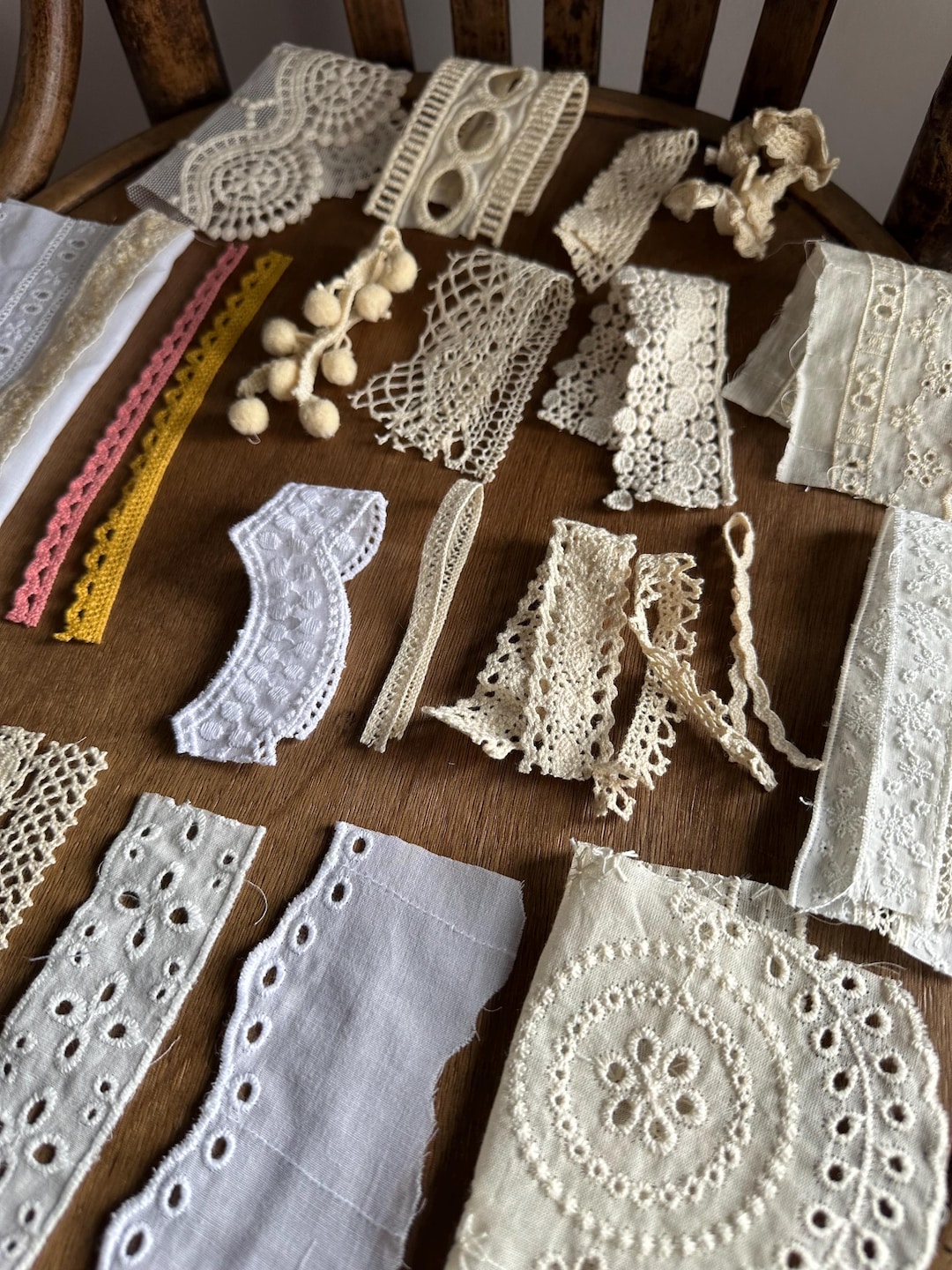 Cotton Lace Trim Grab Bag: 30 Designs for Junk Journals, Scrapbooking ...