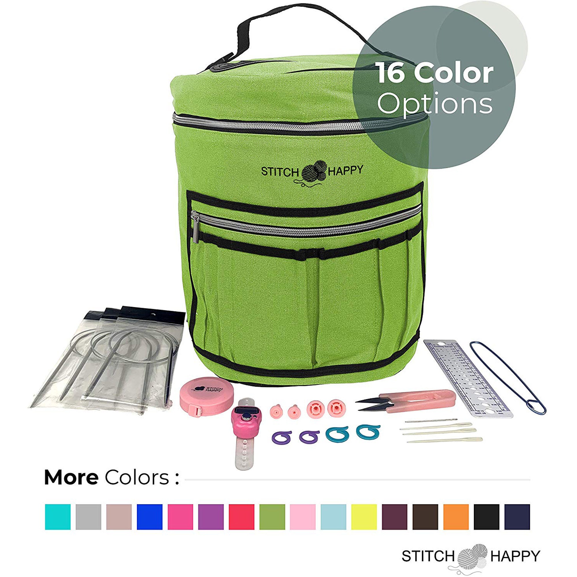 Designer Stitch Happy Knitting Starter Kit: 20 Piece Knitting | Etsy