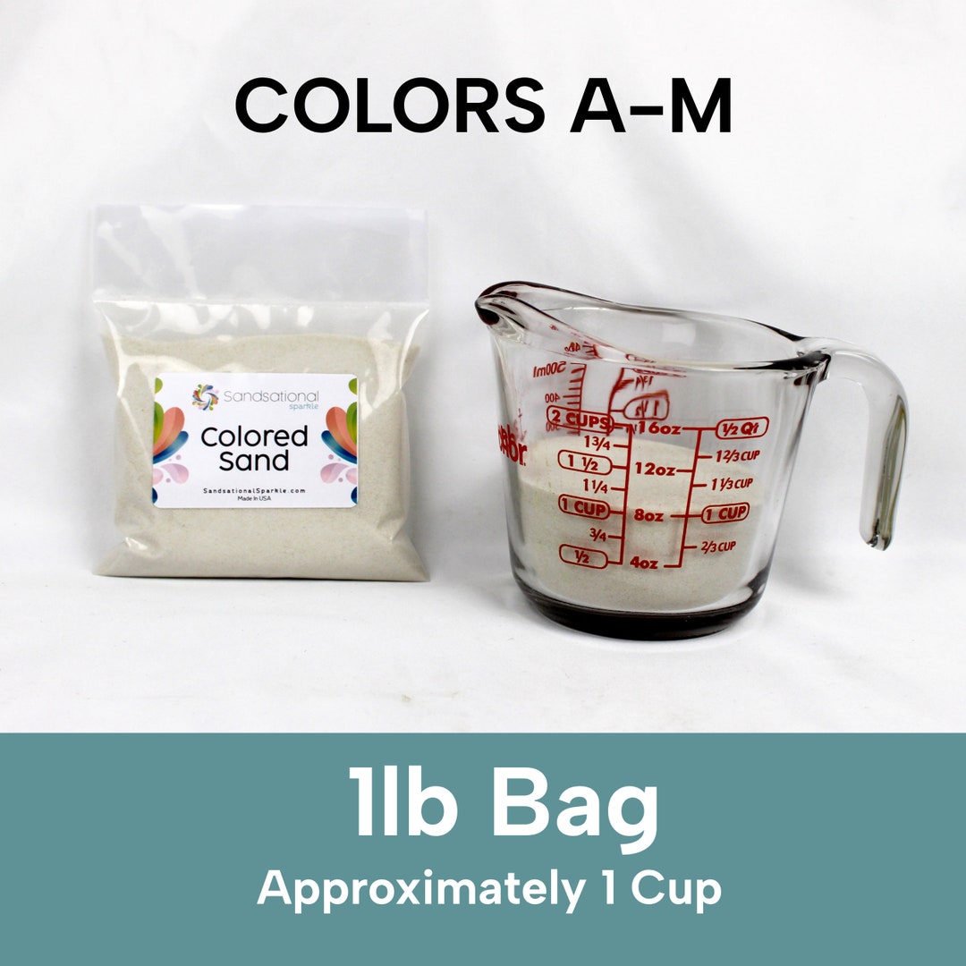 Colored Sand 1 Lb Bag, Colors A-M - Wedding Sand Your Unity Sand ...