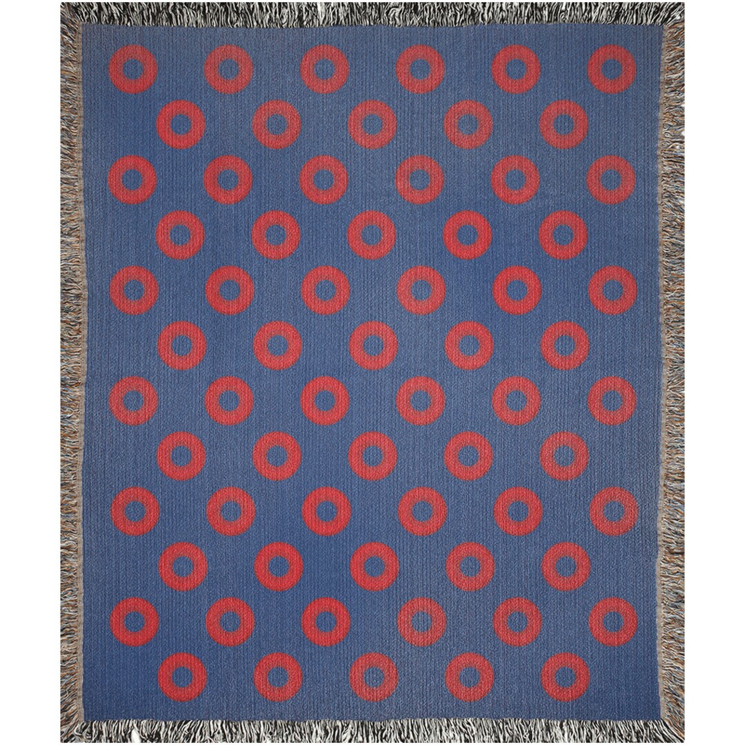 Phish Donut Woven Throw Blanket: Cozy Cotton Musician Merch - Etsy