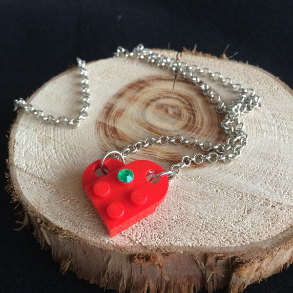 Legos Heart Necklace - Etsy