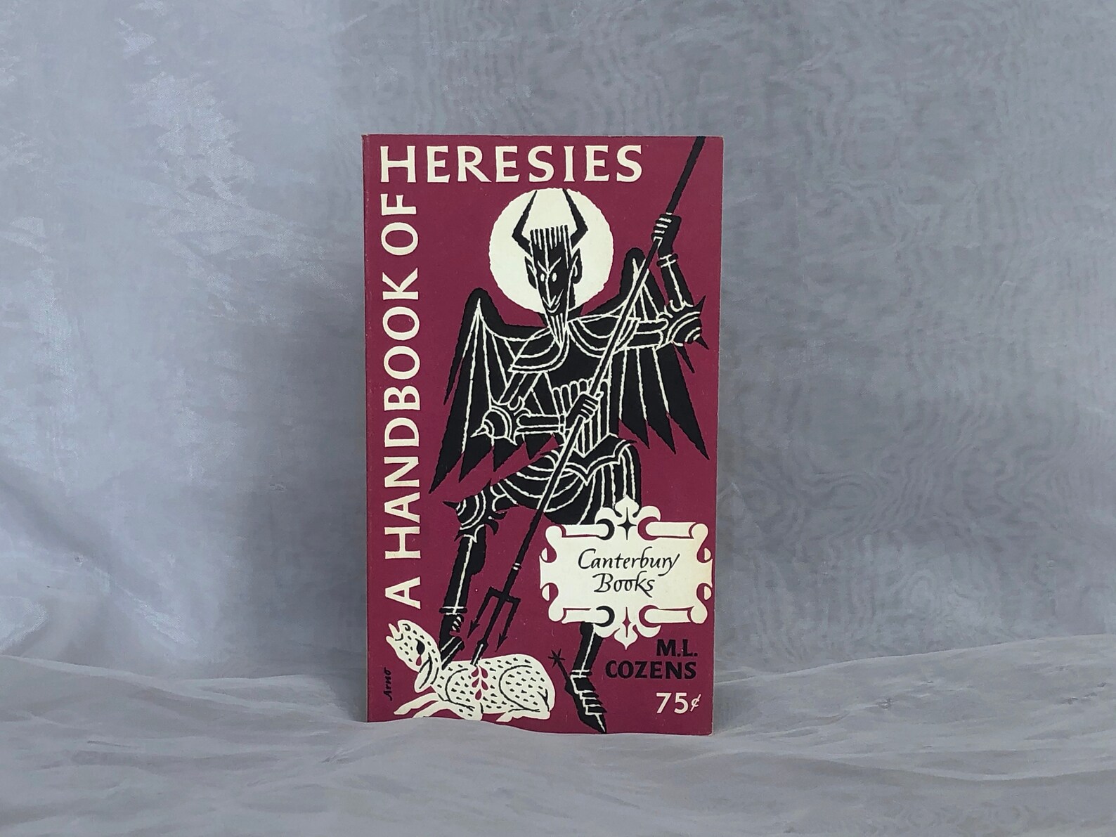 A Handbook of Heresies Vintage Catholic Book Decor Devil Art - Etsy