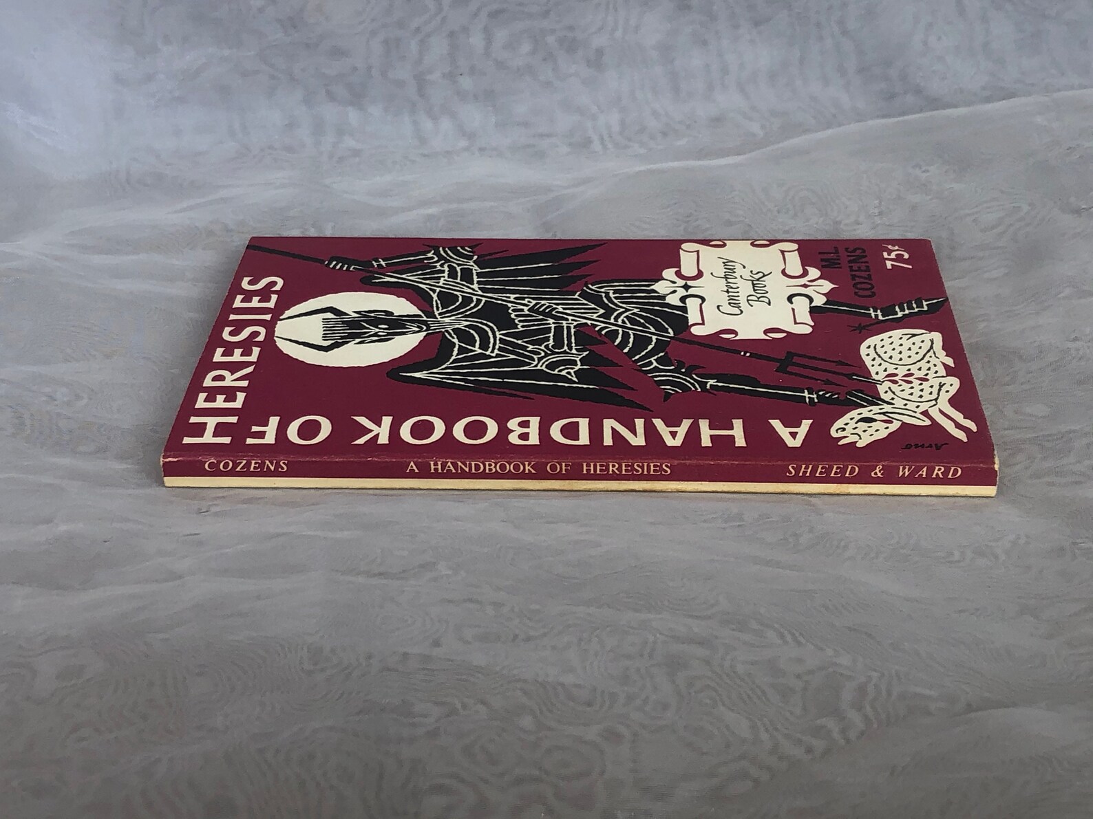 A Handbook of Heresies Vintage Catholic Book Decor Devil Art - Etsy